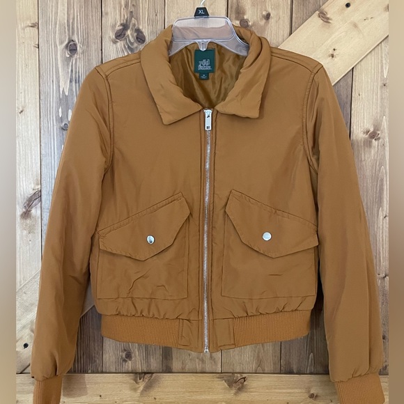 wild fable | Jackets & Coats | Womens Wild Fable Bomber Style Puffer ...